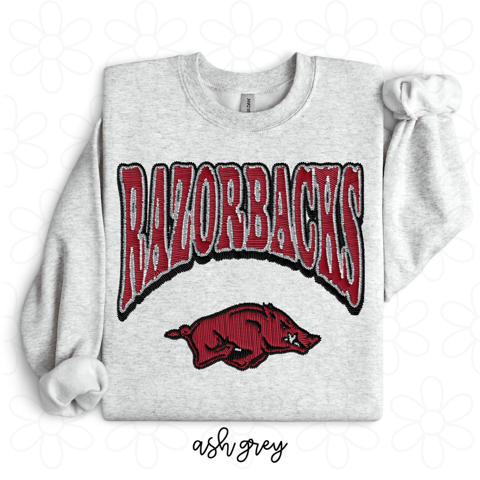 Faux Razorbacks Kids Completed Tee – The Wholesale Shack