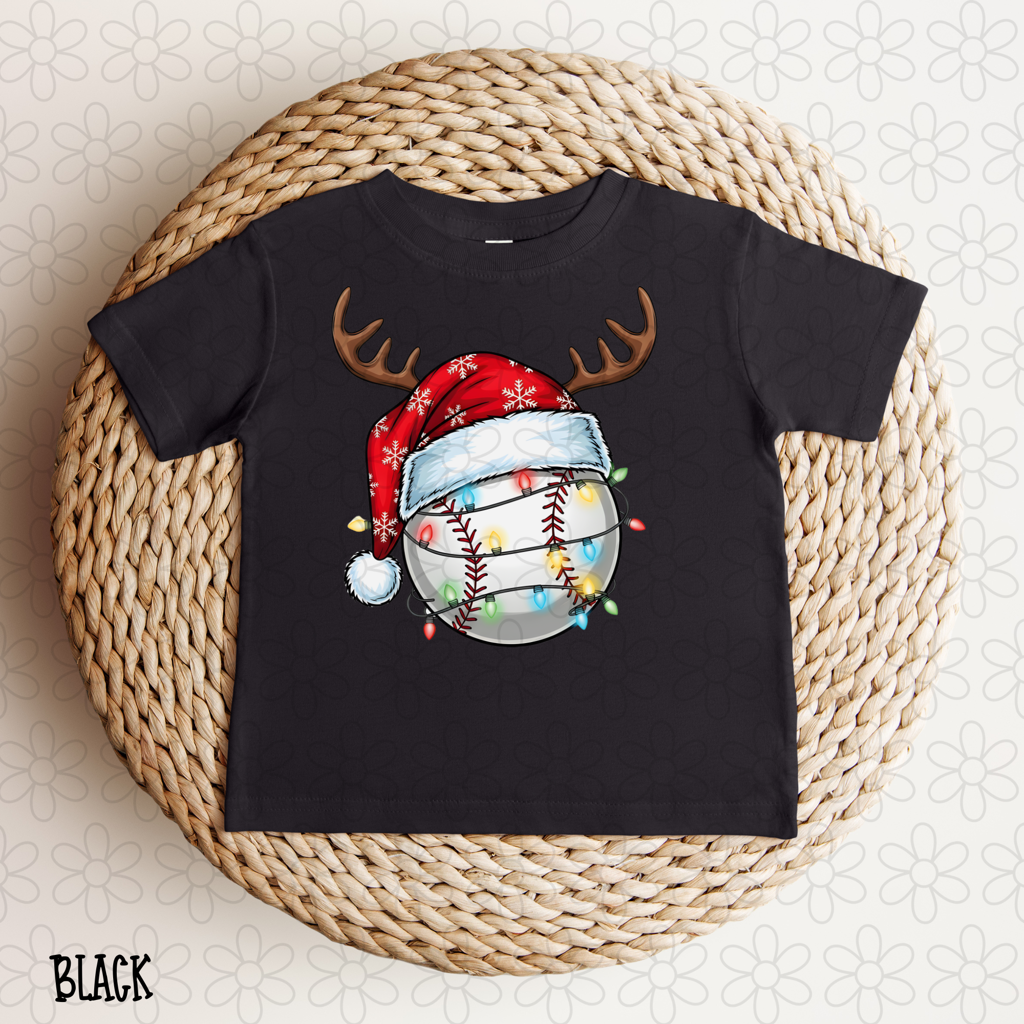 Baseball Christmas Lights Hat DTF Transfer – The Wholesale Shack