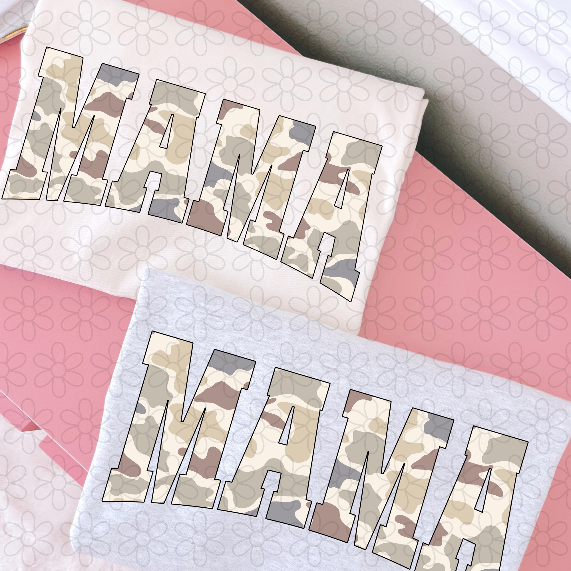 Faded Camo Mama Completed Tee – The Wholesale Shack