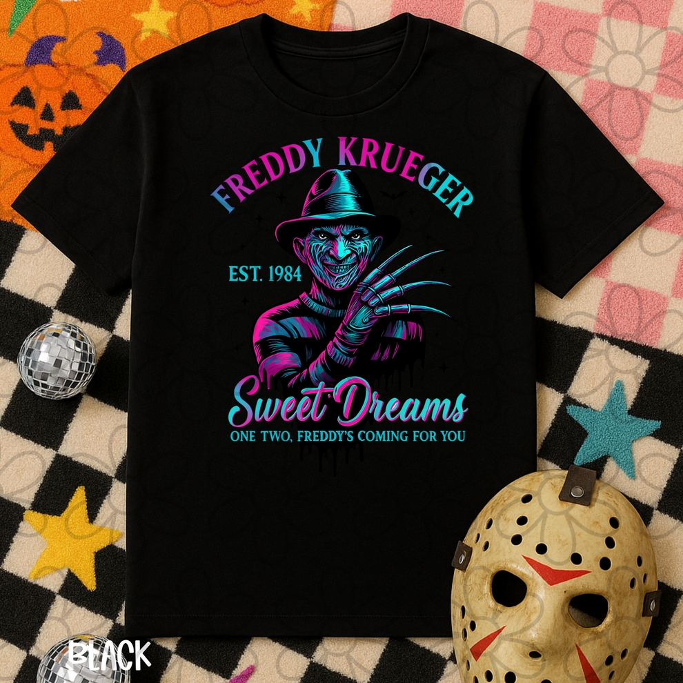 Freddy Krueger Sweet Dreams DTF Transfer – The Wholesale Shack