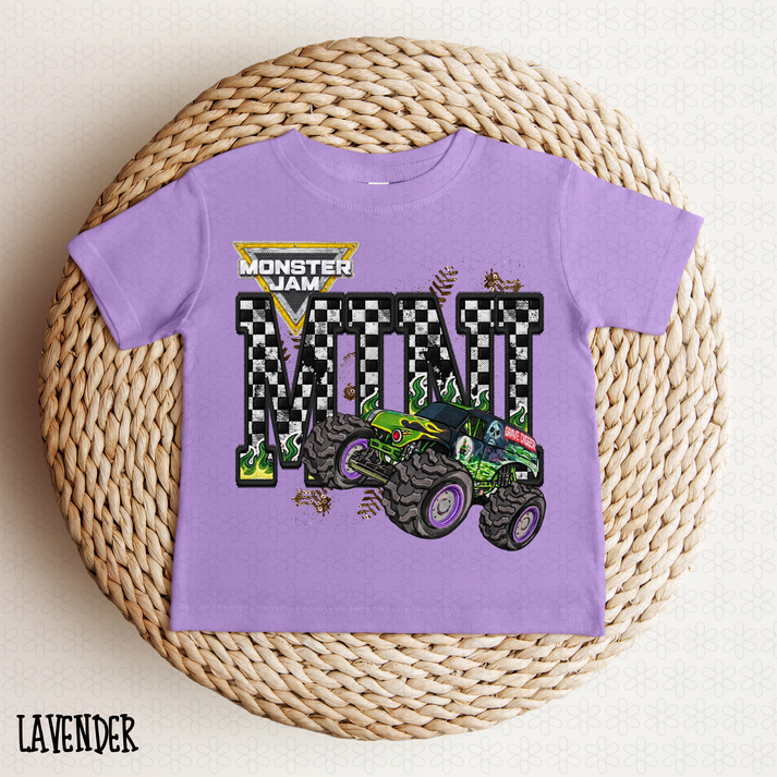 Monster Jam Mini Checkered DTF Transfer – The Wholesale Shack