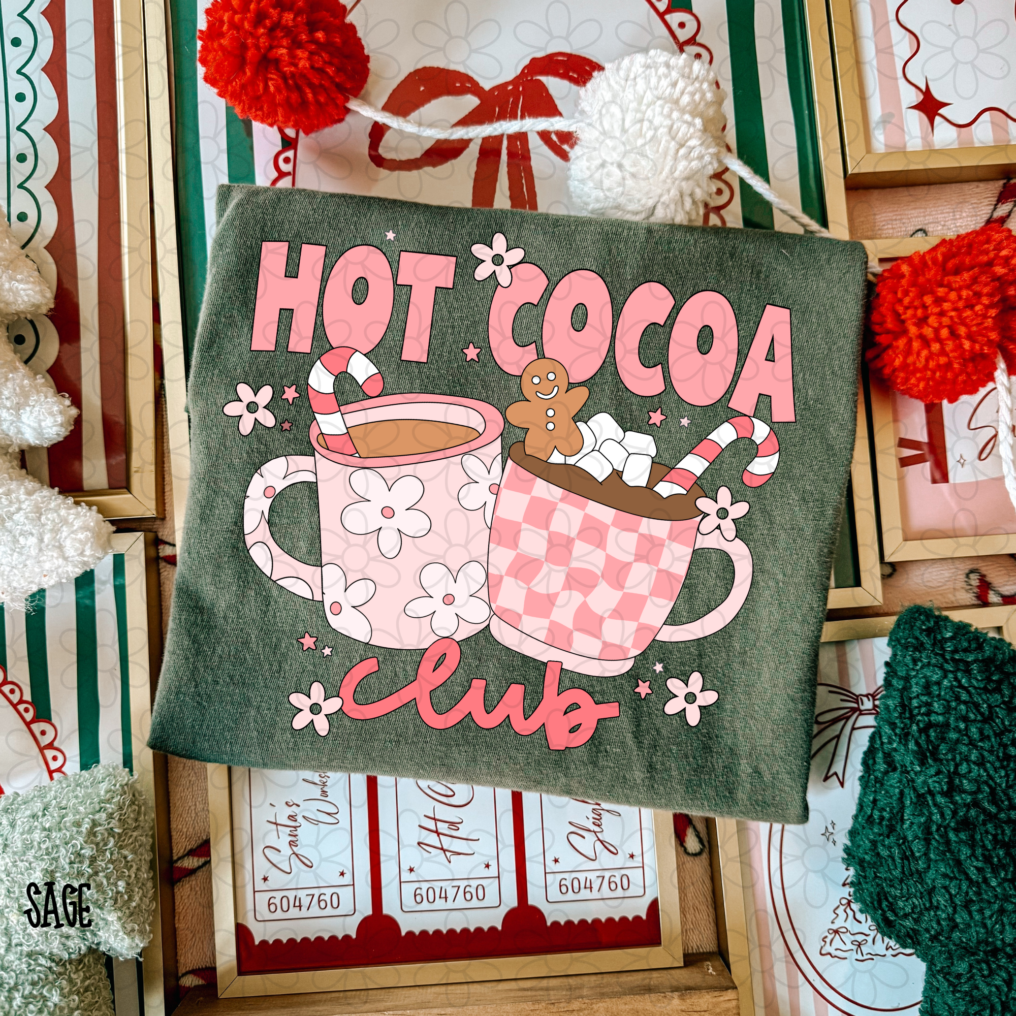 Pink Hot Cocoa Club Kids Completed Tee – The Wholesale Shack