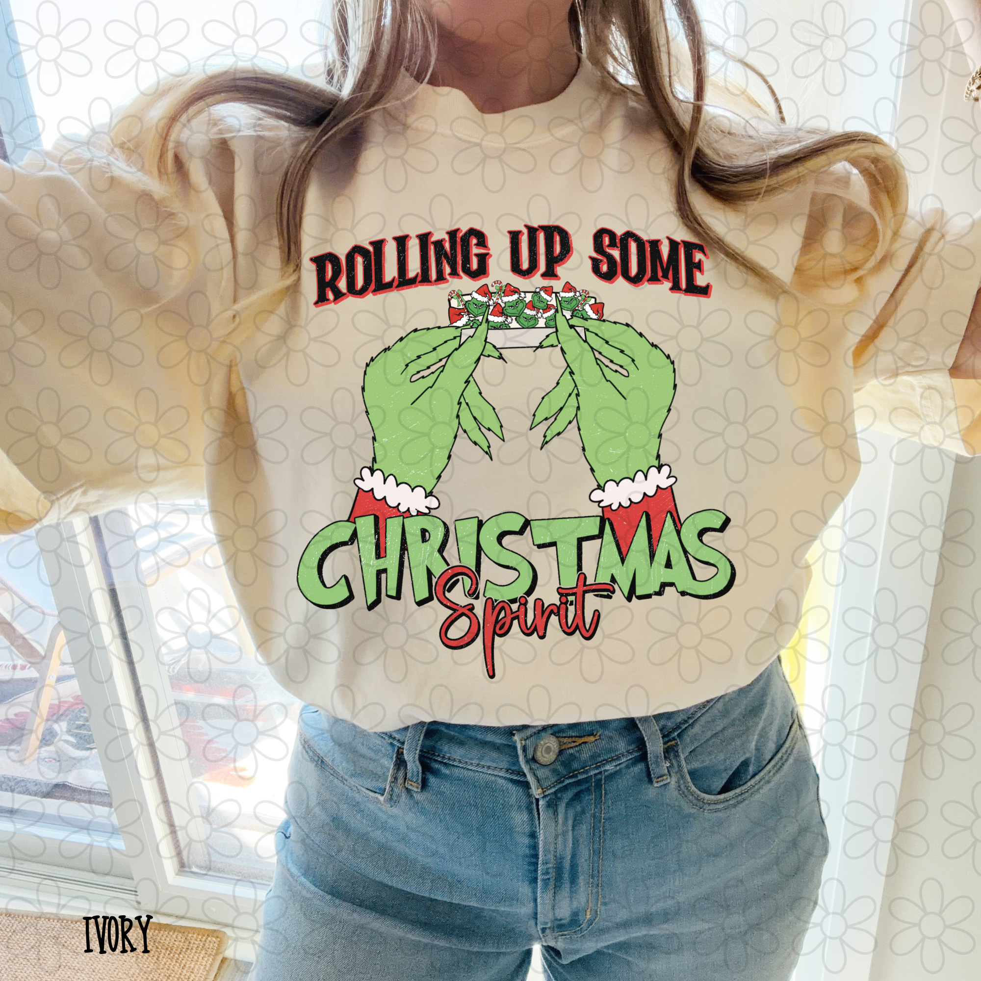 Rolling Up Some Christmas Spirit DTF Transfer – The Wholesale Shack